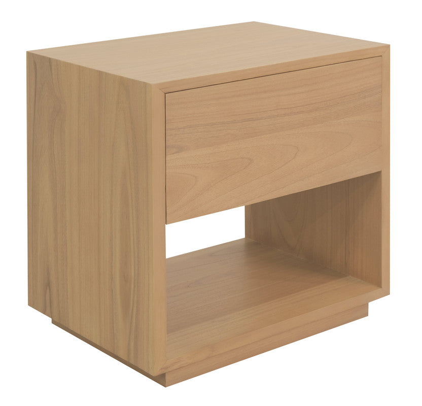Oscar 1 Drawer Bedside Table (Natural) – UHO